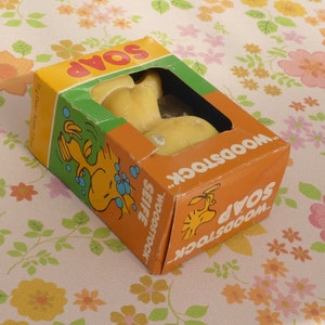 Vintage 1960's Woodstock Charlie Brown Soap Figurine Original Box ...