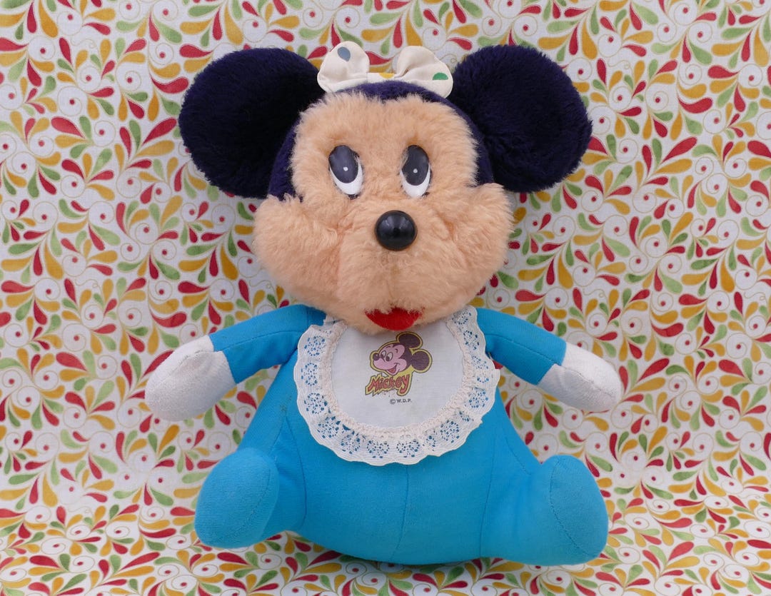 Vintage 1960s Walt Disney Baby Minnie Mouse Character Plush Soft Toy - Etsy