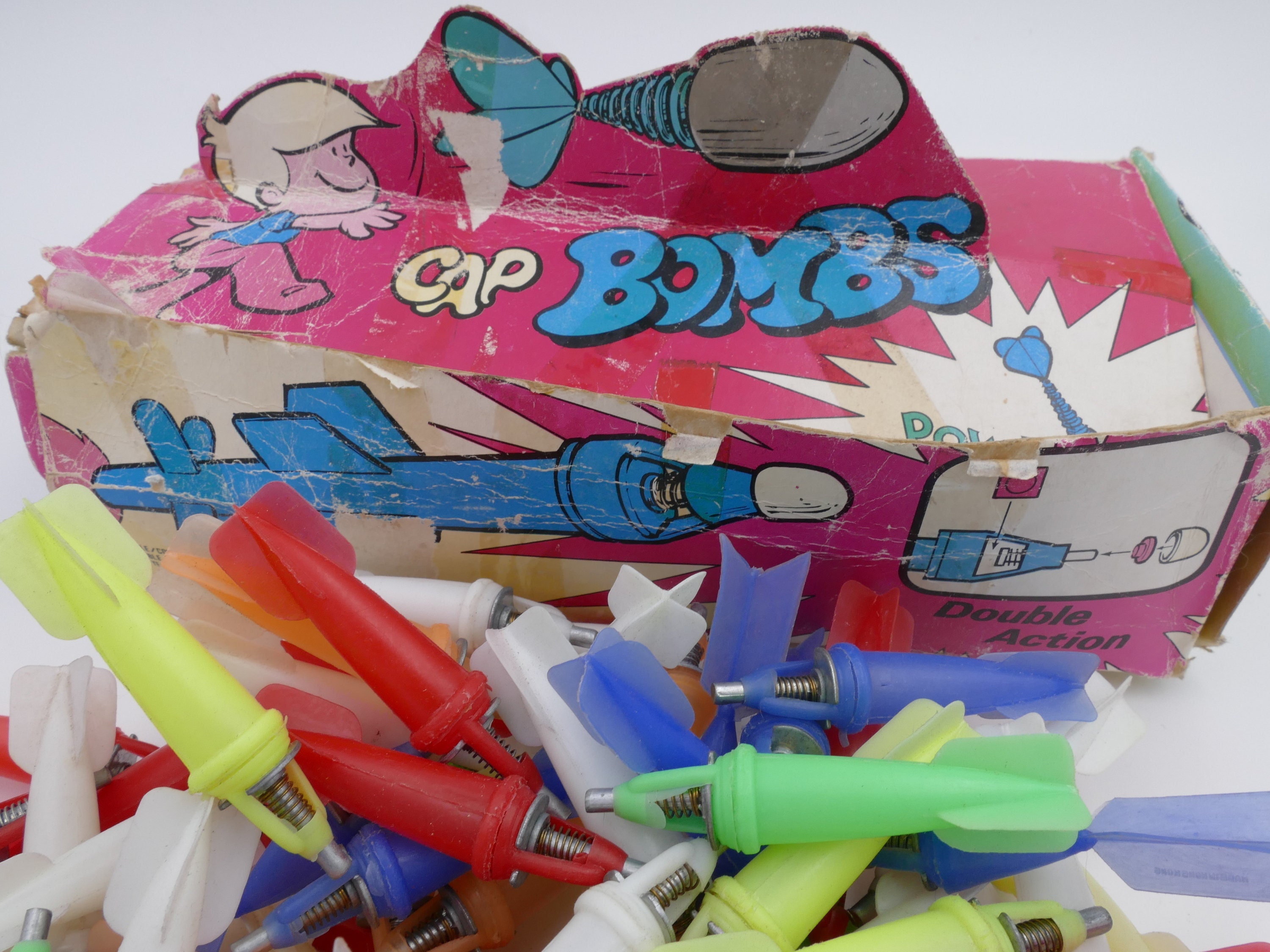 1960's Double Action Cap Bombs Cap Rocket Toy - Pick and Choose Option ...