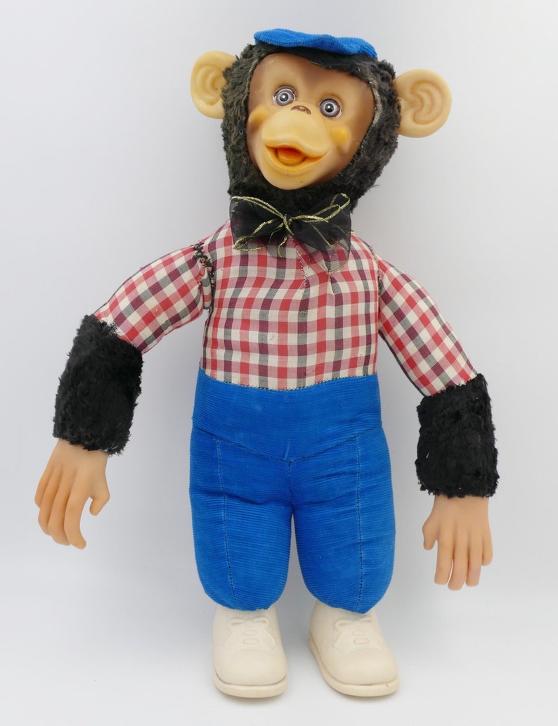 Rushton Zippy Type Rubber Face Monkey Chimp Soft Toy - Etsy