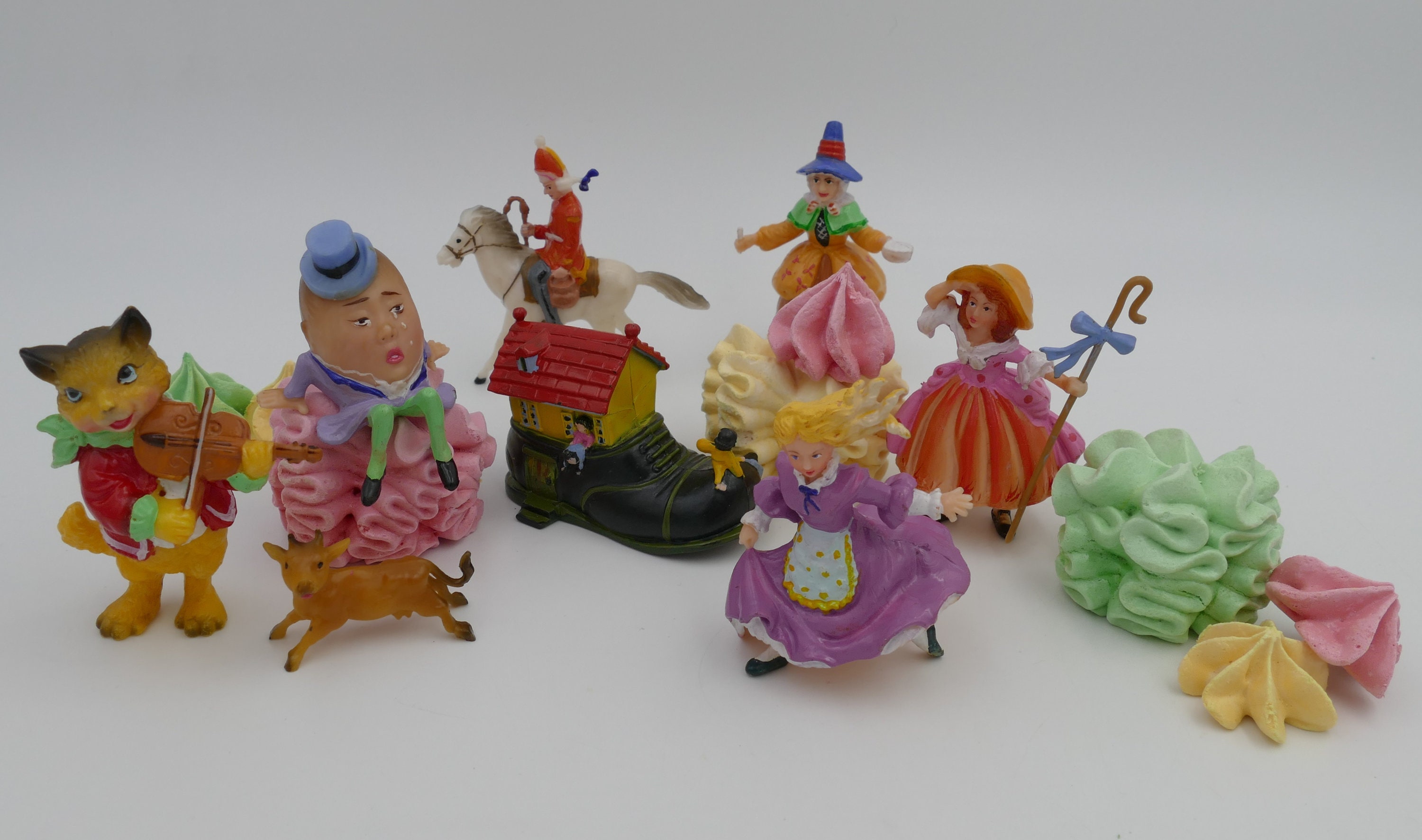 Vintage Mid-century Nursery Rhyme Miss Muffet Cake Topper Cake - Etsy