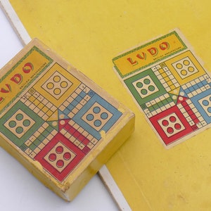 Vintage 1950's Ludo Lodo Board Game - Etsy