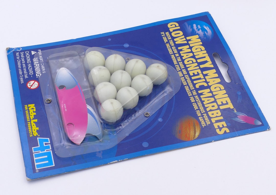 Mighty Magnet Glow Magnetic Marbles Clickets Novelty Toy Collectible - Etsy
