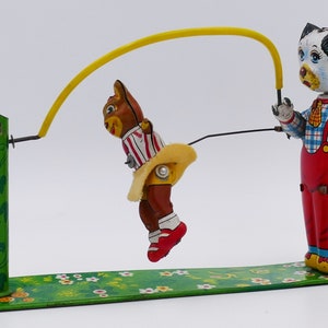 Tin Litho 1950's Wind-up Toy Skipping Rope Bears Japan - Etsy