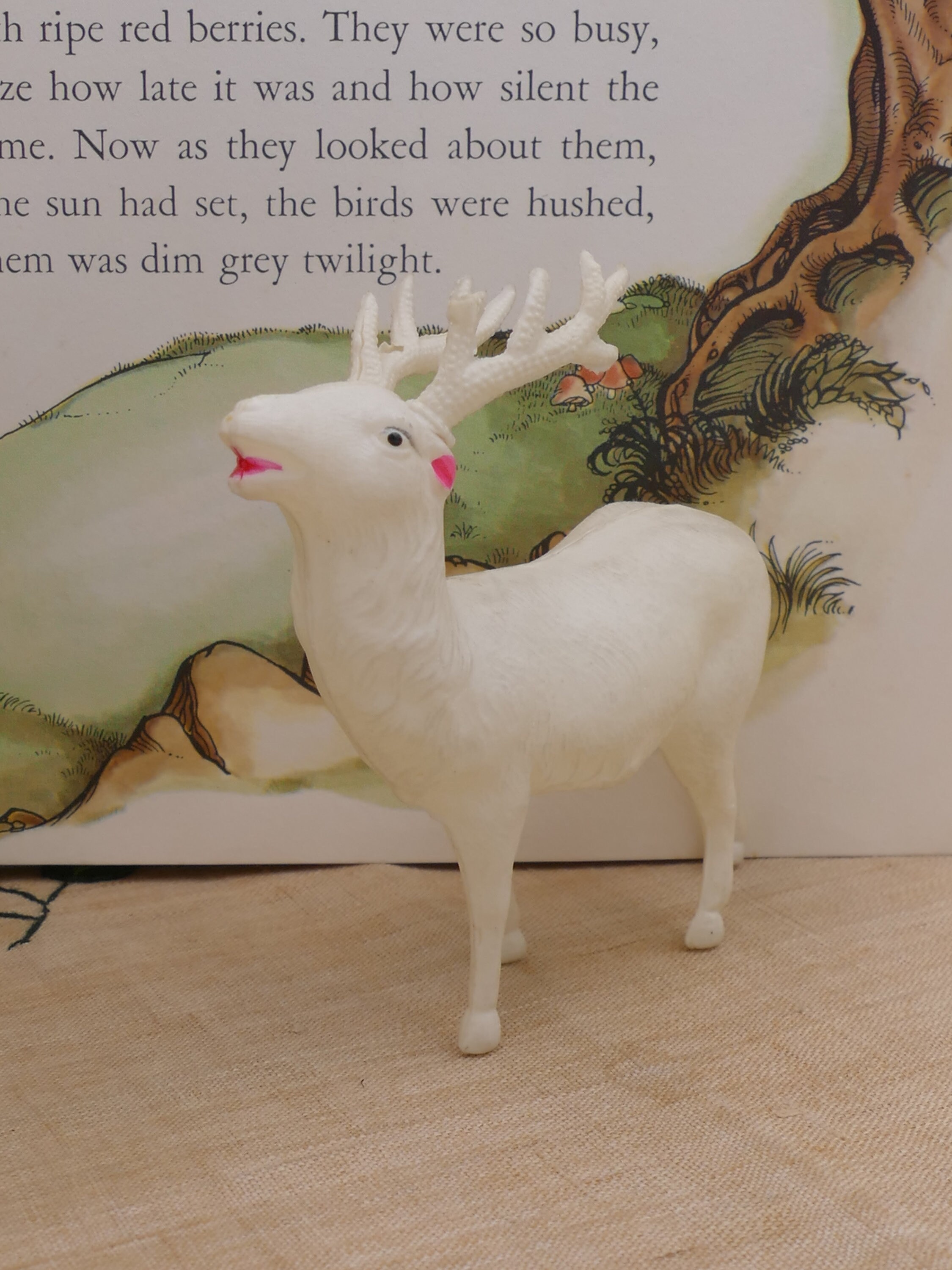 Vintage 1940's Celluloid Reindeer Animal Figurine | Etsy