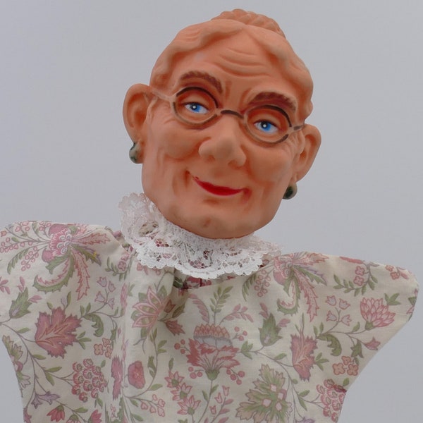 Grandma Hand Puppet - Etsy