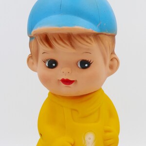 1960's Vintage Large Size Boy Rubber Squeaky Toy - Etsy