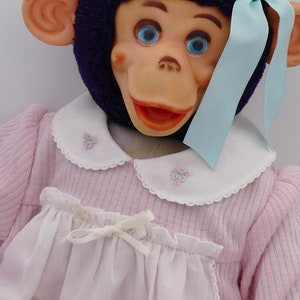 Rushton Zippy Type Rubber Face Monkey Chimp Soft Toy Large 1950's - Etsy