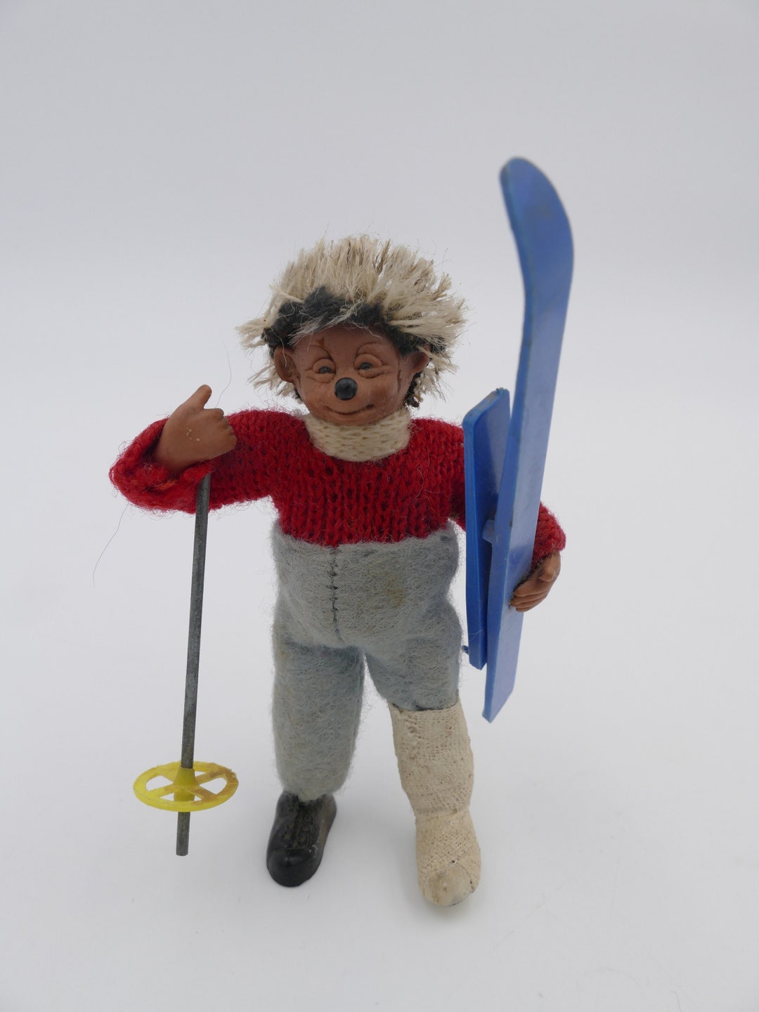 Vintage 1950's Peter Mecki Hedgehog Toy Figurine Austria - Etsy