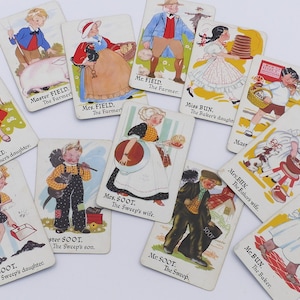 1950's Chad Valley Happy Families Card Game Complete Original Box - Etsy