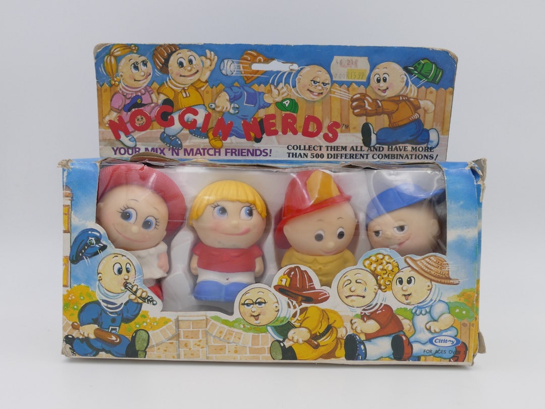 Vintage 1985 Noggin Nerds Baby Toy - Etsy