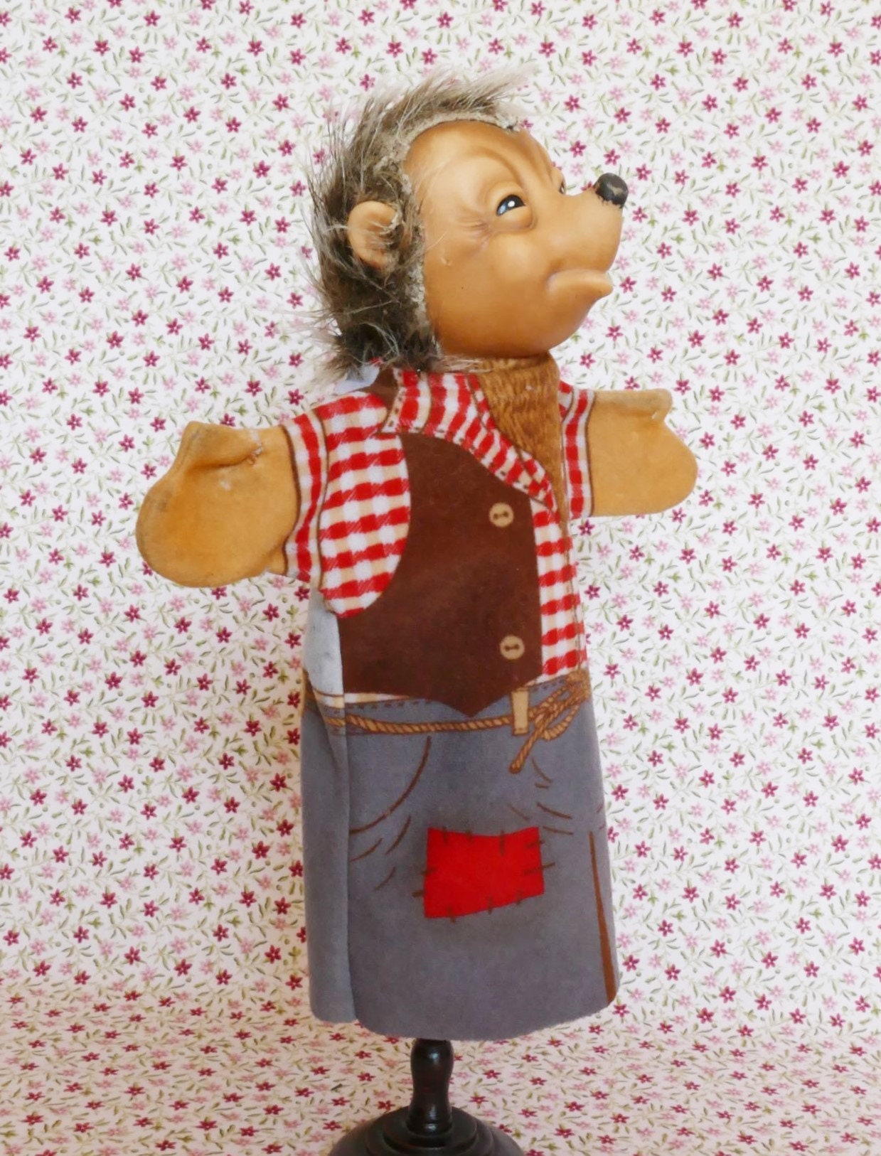 Vintage 1980's Steiff Mecki Hedgehog Hand Glove Puppet - Etsy