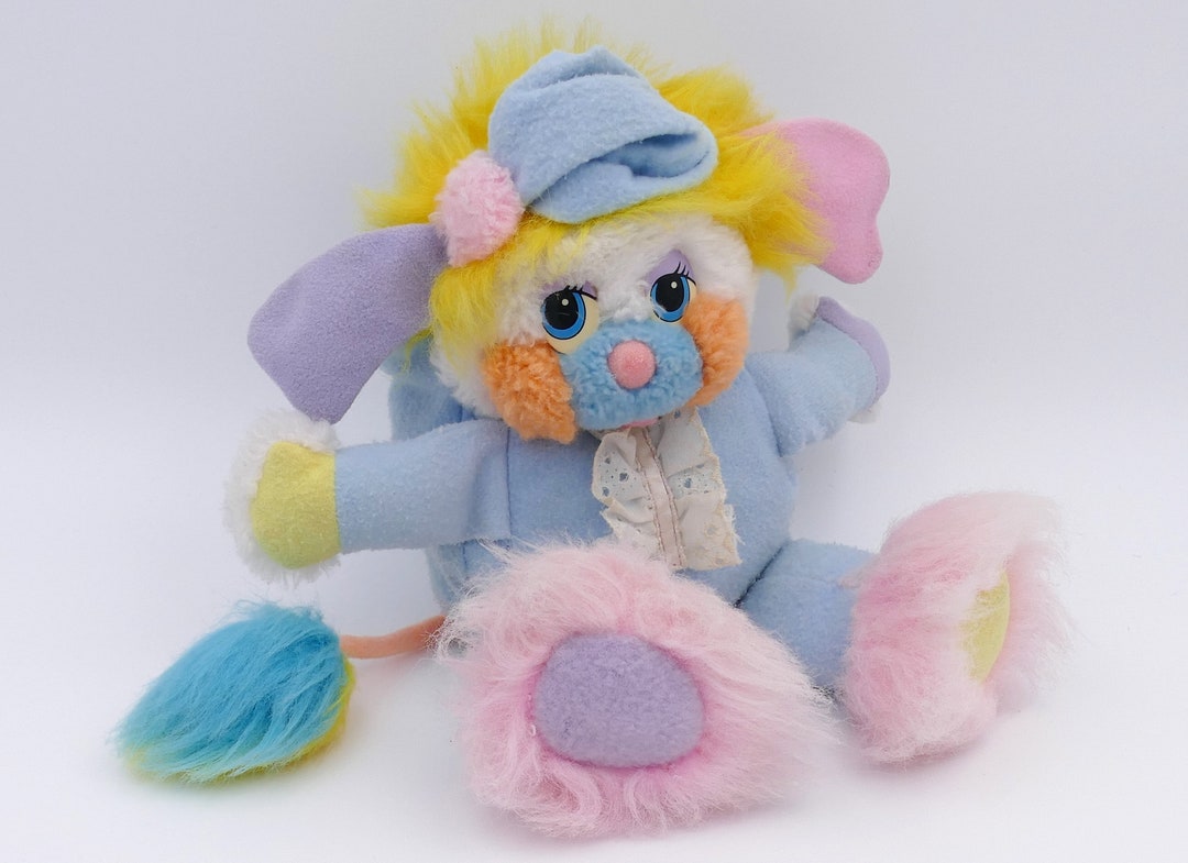 1986 Original Slumber Party Puffball Popples Pajama Popples Pillow ...