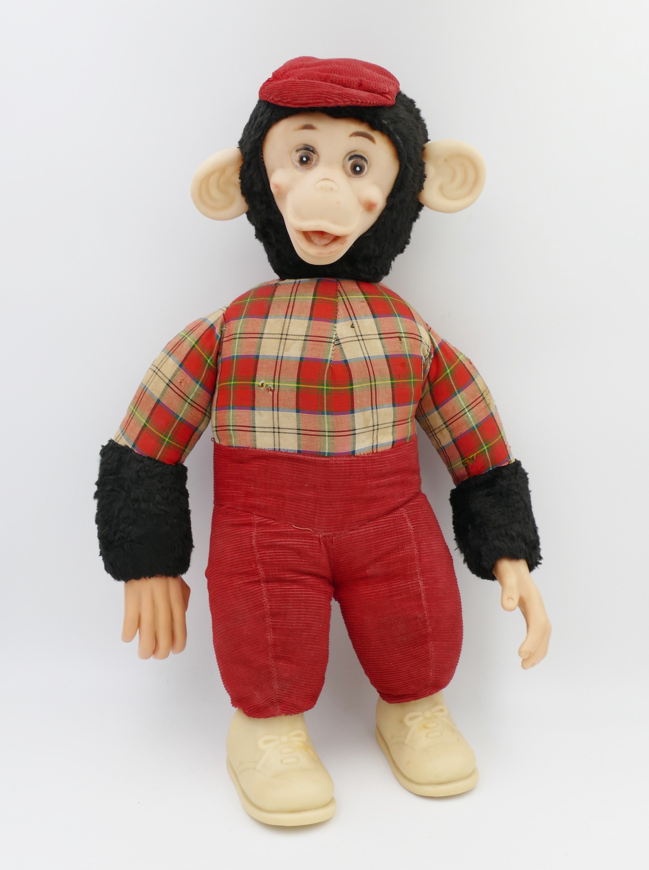Rushton Zippy Type Rubber Face Monkey Chimp Soft Toy - Etsy