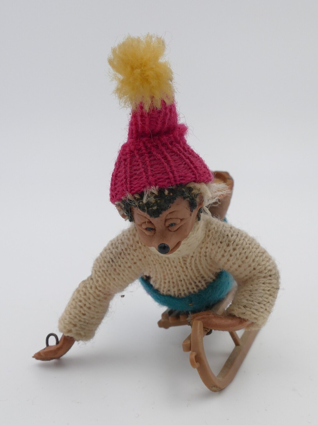 Vintage 1950's Peter Mecki Hedgehog Toy Figurine Austria - Etsy