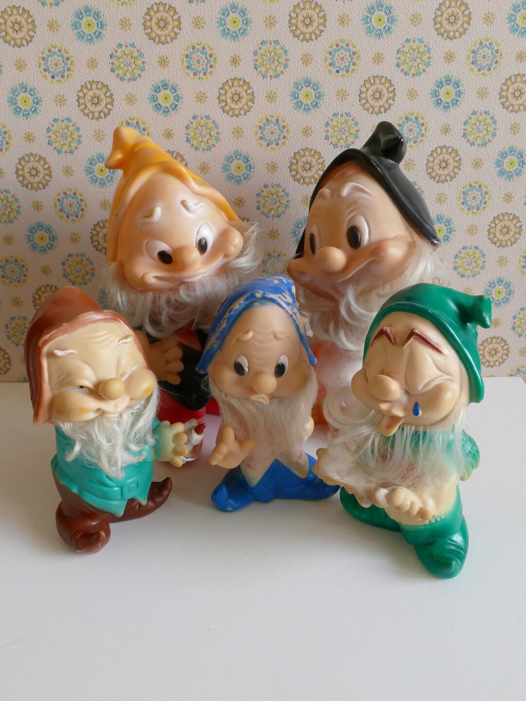 1960's Dwarf Rubber Toy Figurines - Pick and Choose Option! - Etsy