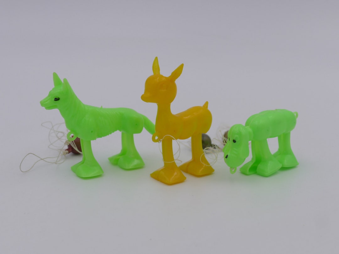 Trio of Vintage 1950's Plastic Ramp Walkers Gravity - Etsy