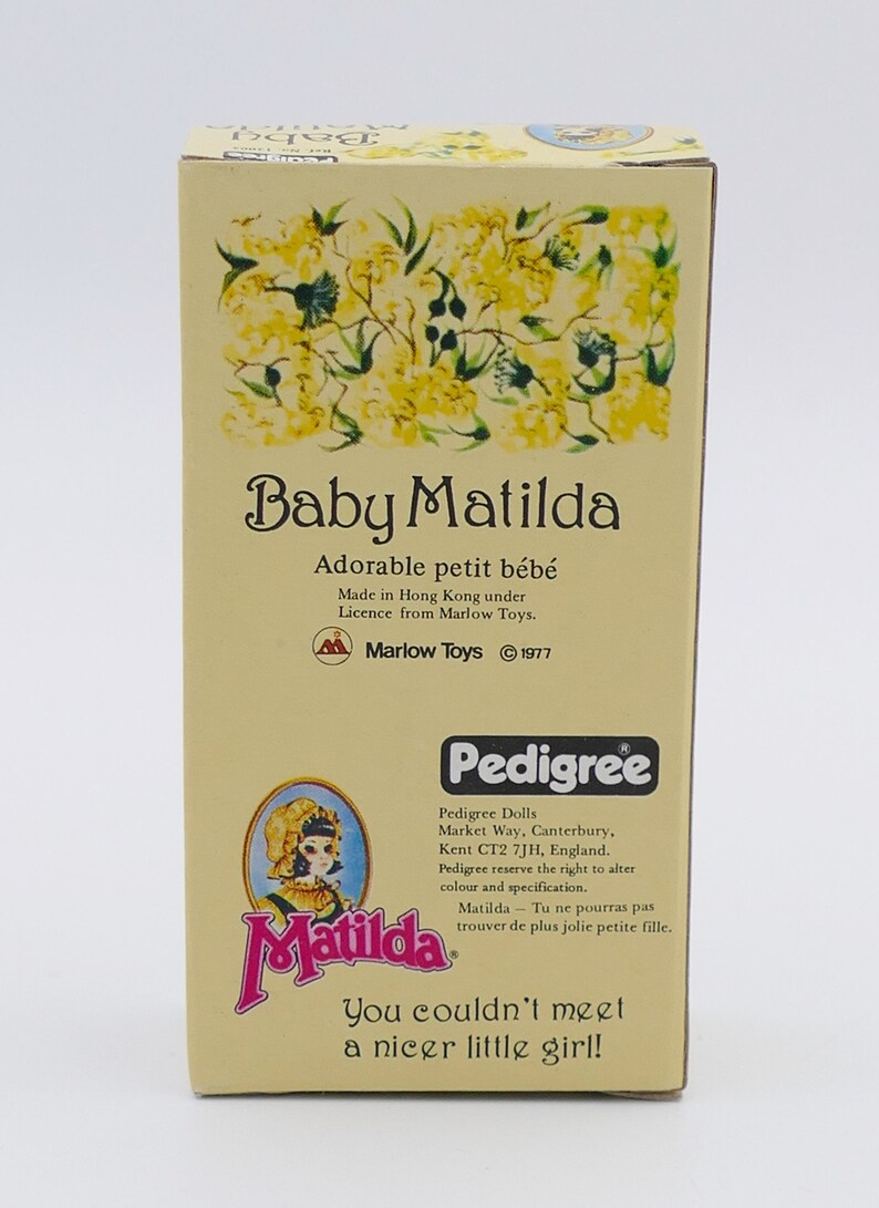 Vintage 1970s Pedigree Baby Matilda Doll Hong Kong Original - Etsy