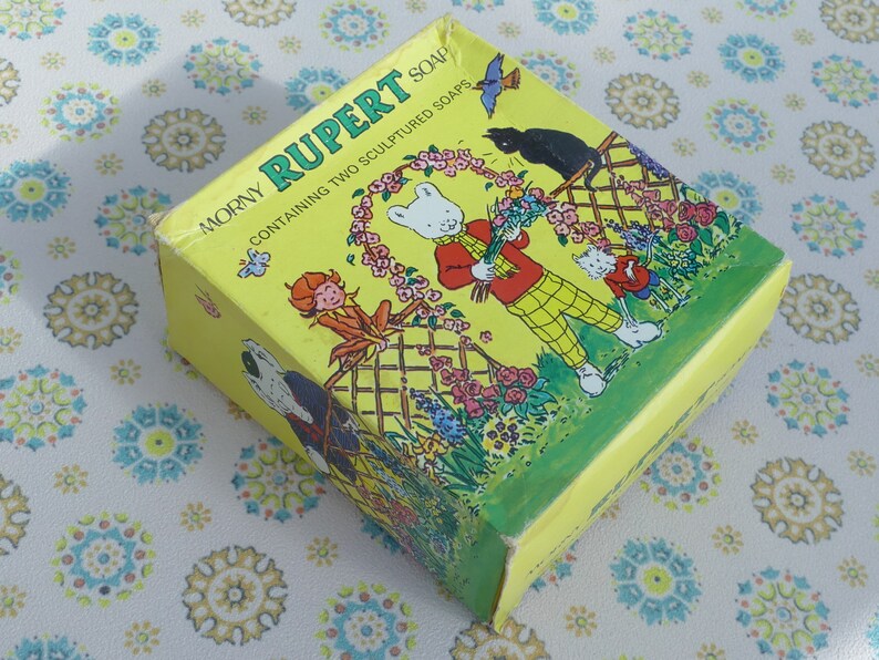 Vintage 1960's Rupert Soap Figurine Original Box Morny London - Etsy