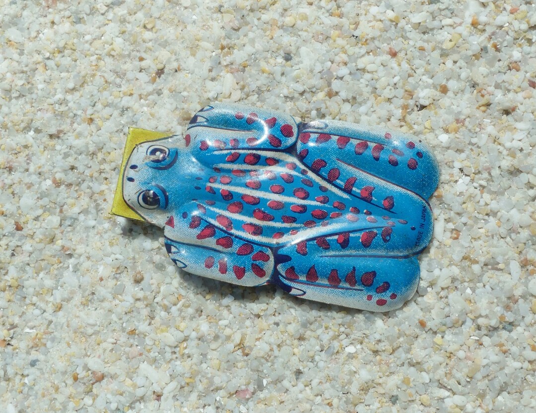 Tin Litho 1950's Toy Clicker Frog Noisemaker Japan - Etsy