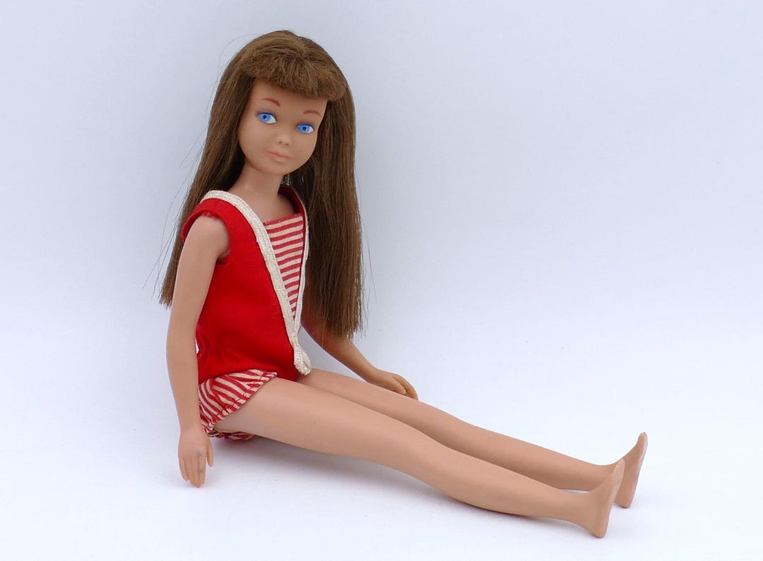 Vintage 1964 Straight Legs Skipper Doll Dressed in Original Skipper ...