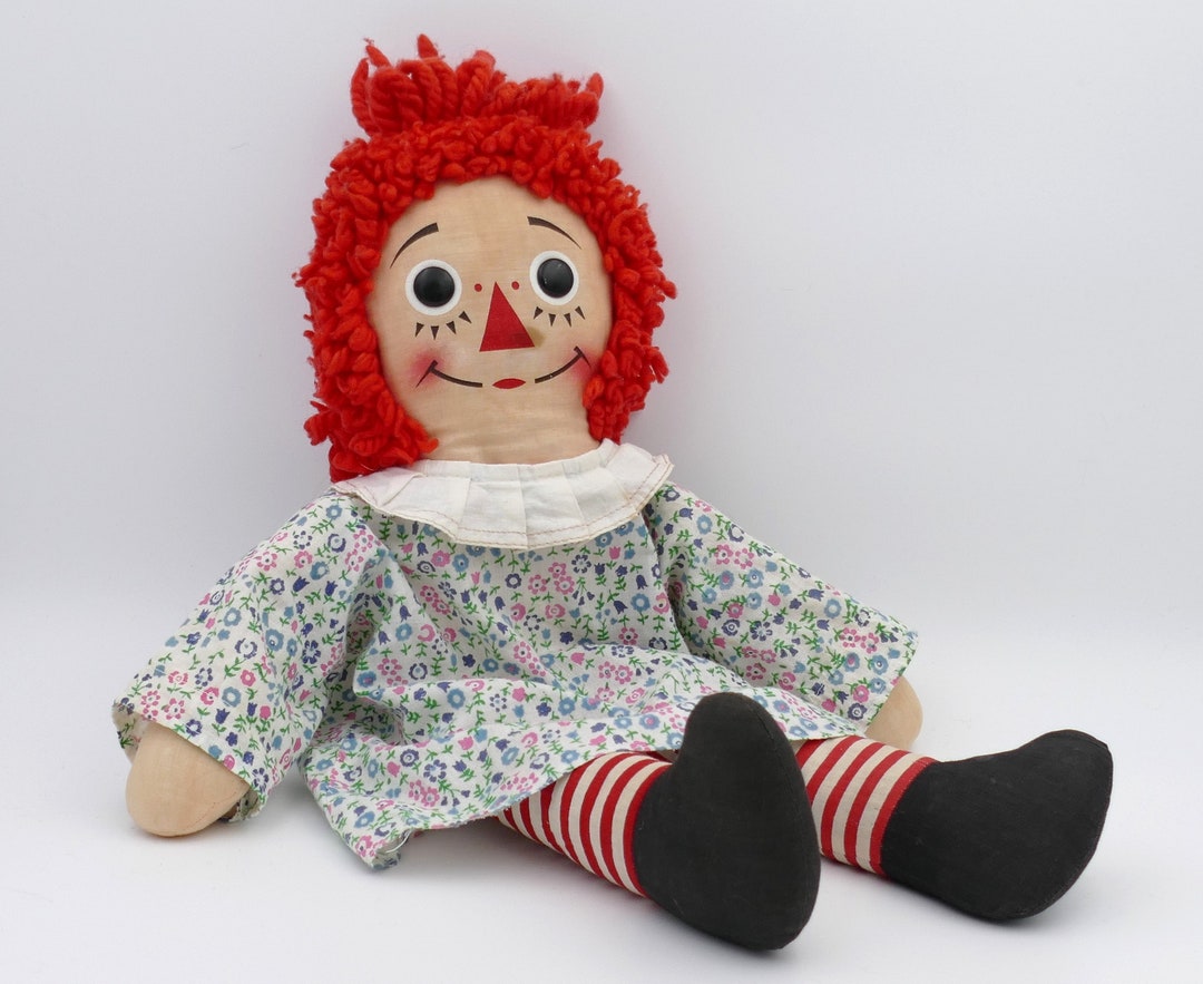 1960's Knickerbocker Raggedy Ann Doll Original Dress - Etsy