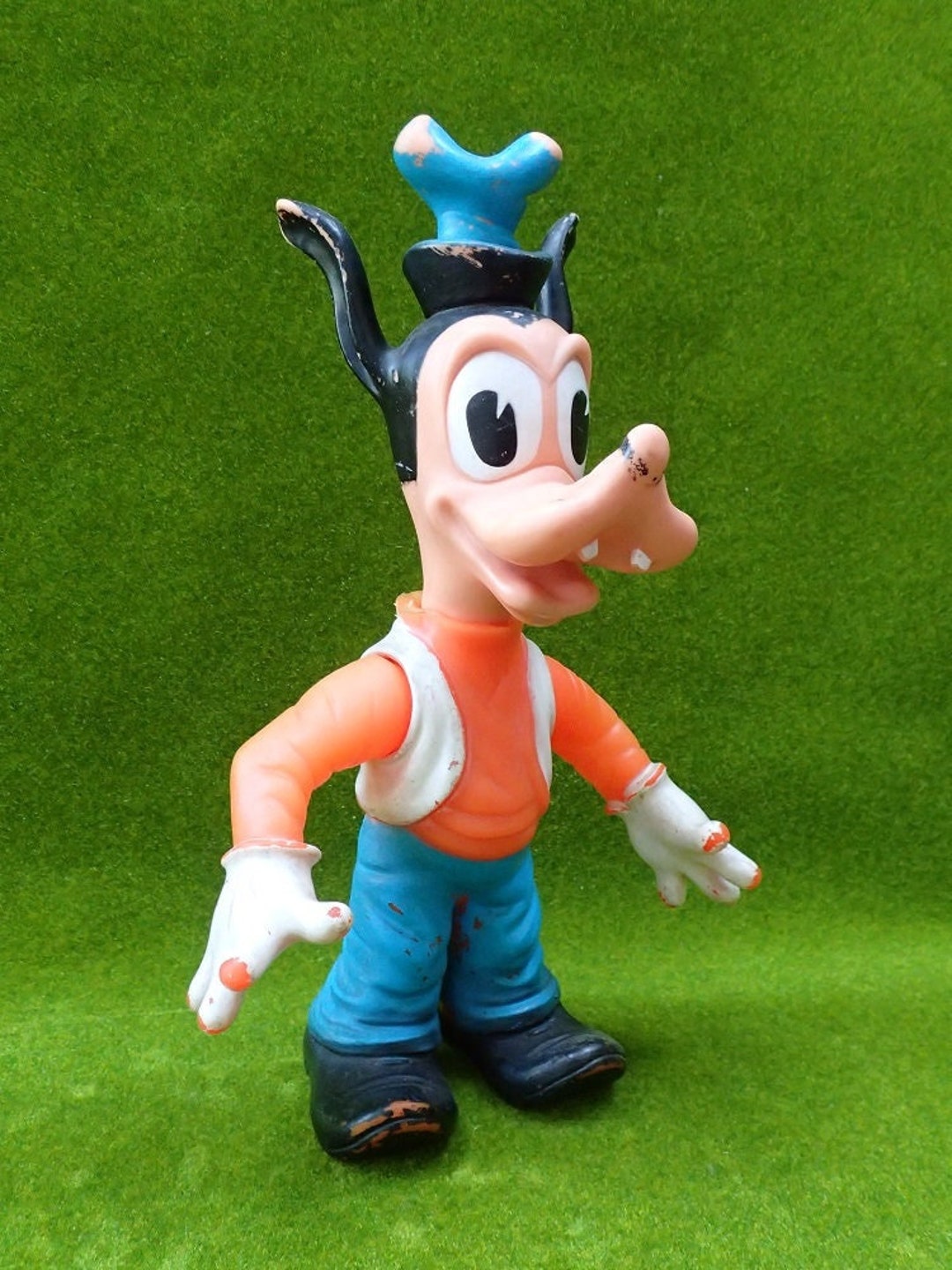 Vintage 1960's Ledraplastic Walt Disney Goofy Rubber Figurine - Etsy