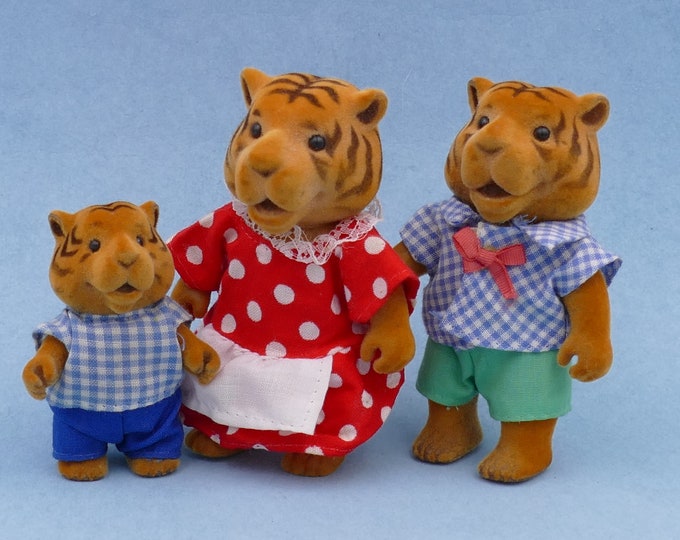 1980's Forest Families TIGER Family Dad Mom Girl MC Toy Vintage - Etsy