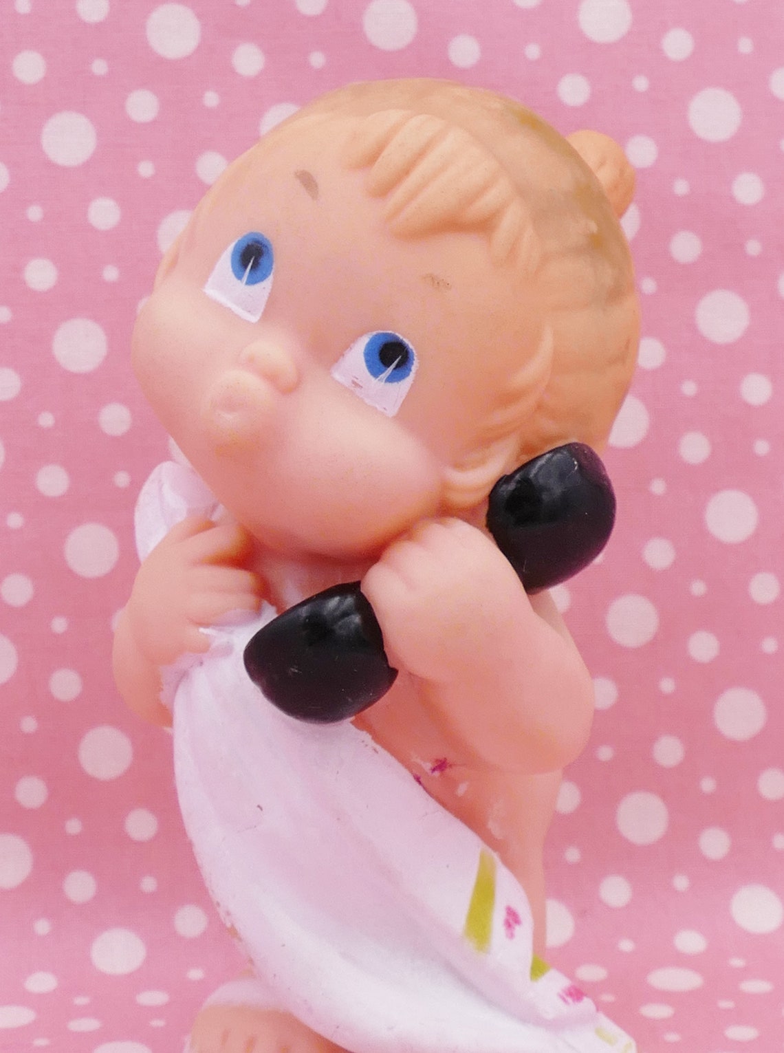 1960's Vintage Cute Girl Telephone Rubber Squeaky Toy - Etsy