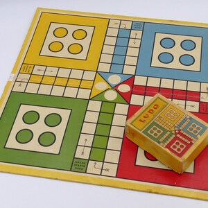 Vintage 1950's Ludo Lodo Board Game - Etsy