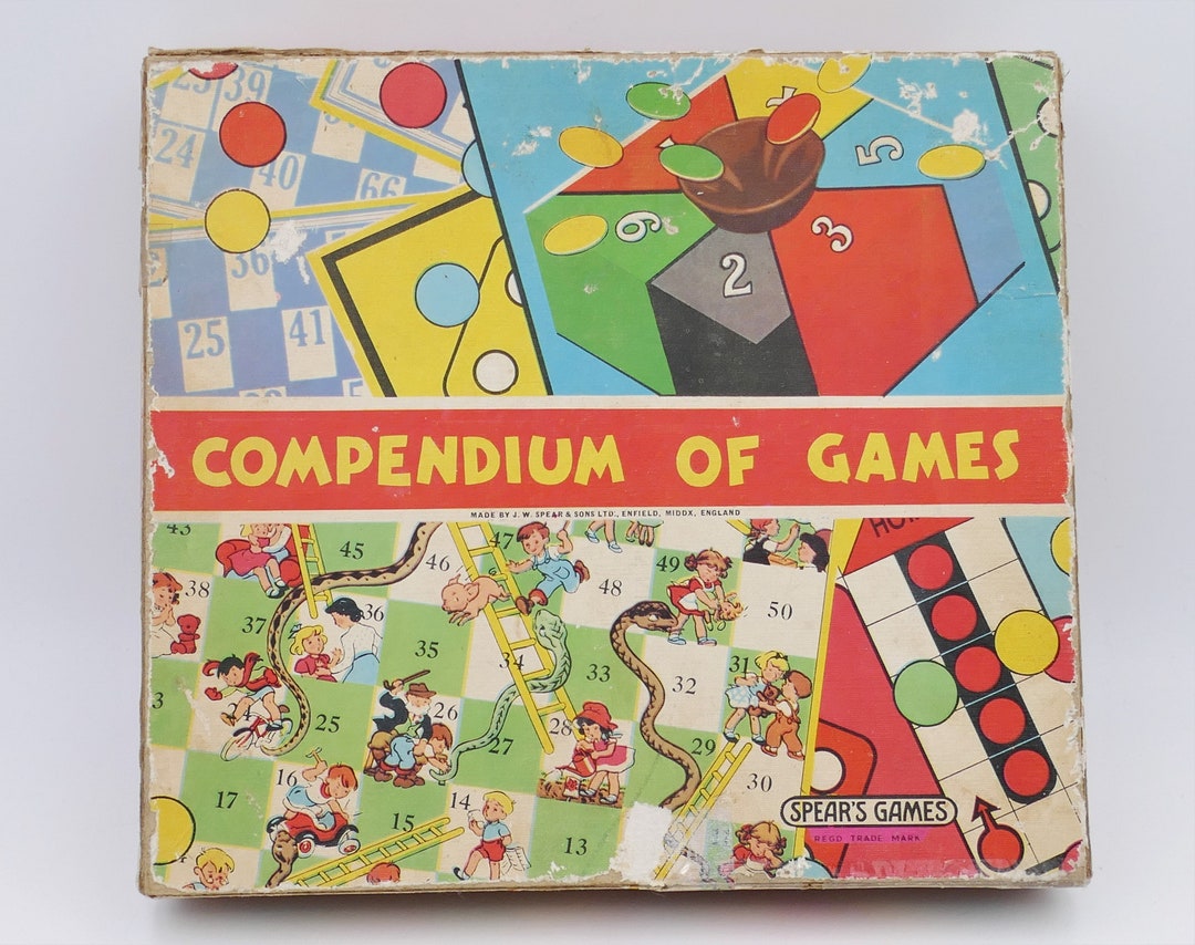 Spear's Games Compendium of Games Ludo Snake and Ladders Tiddlywinks ...
