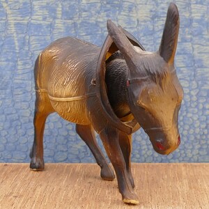 Vintage 1940's Celluloid Nodding Bobblehead Donkey Mule Animal Figurine ...
