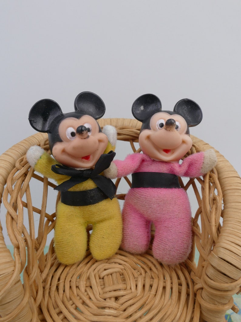 Vintage 1970's Matchbox Baby Sweet William Beanie Baby Mickey Mouse - Etsy