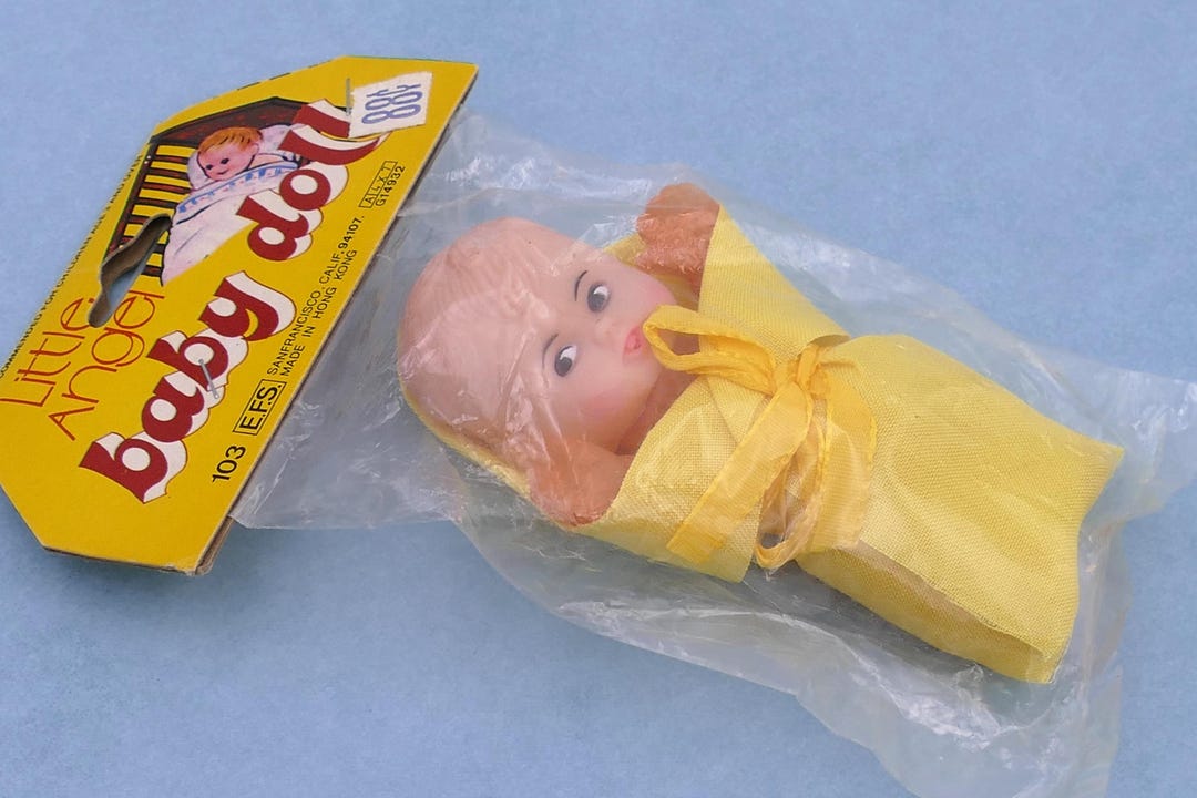 Vintage 1960's Little Angel Baby Doll Original Packaging Hong Kong - Etsy
