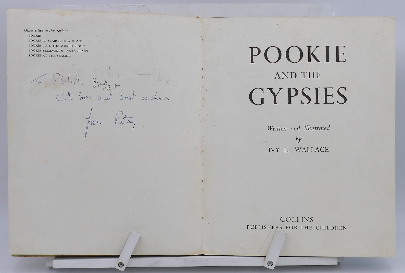 Vintage Pookie and the Gypsies Children's Story Book Ivy Wallace 1957 ...