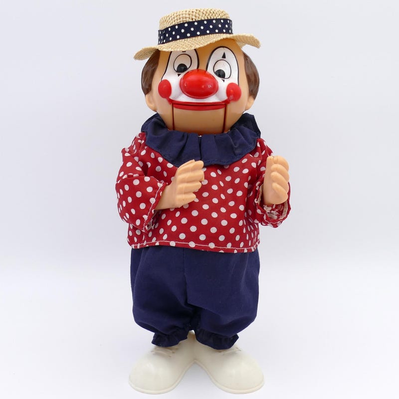 Vintage Clown Money Box - Etsy