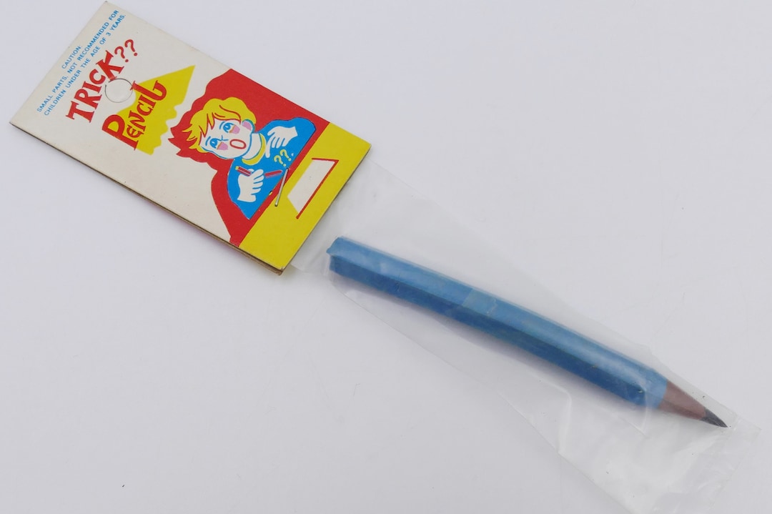 1950's Magic Tricks Pranks Gag Trick Rubber Pencil - Etsy