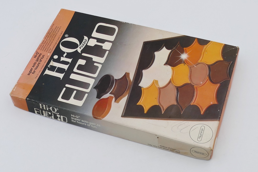 Vintage Hi Q Euclid Brain Teaser Problem Solving Puzzle Game Original