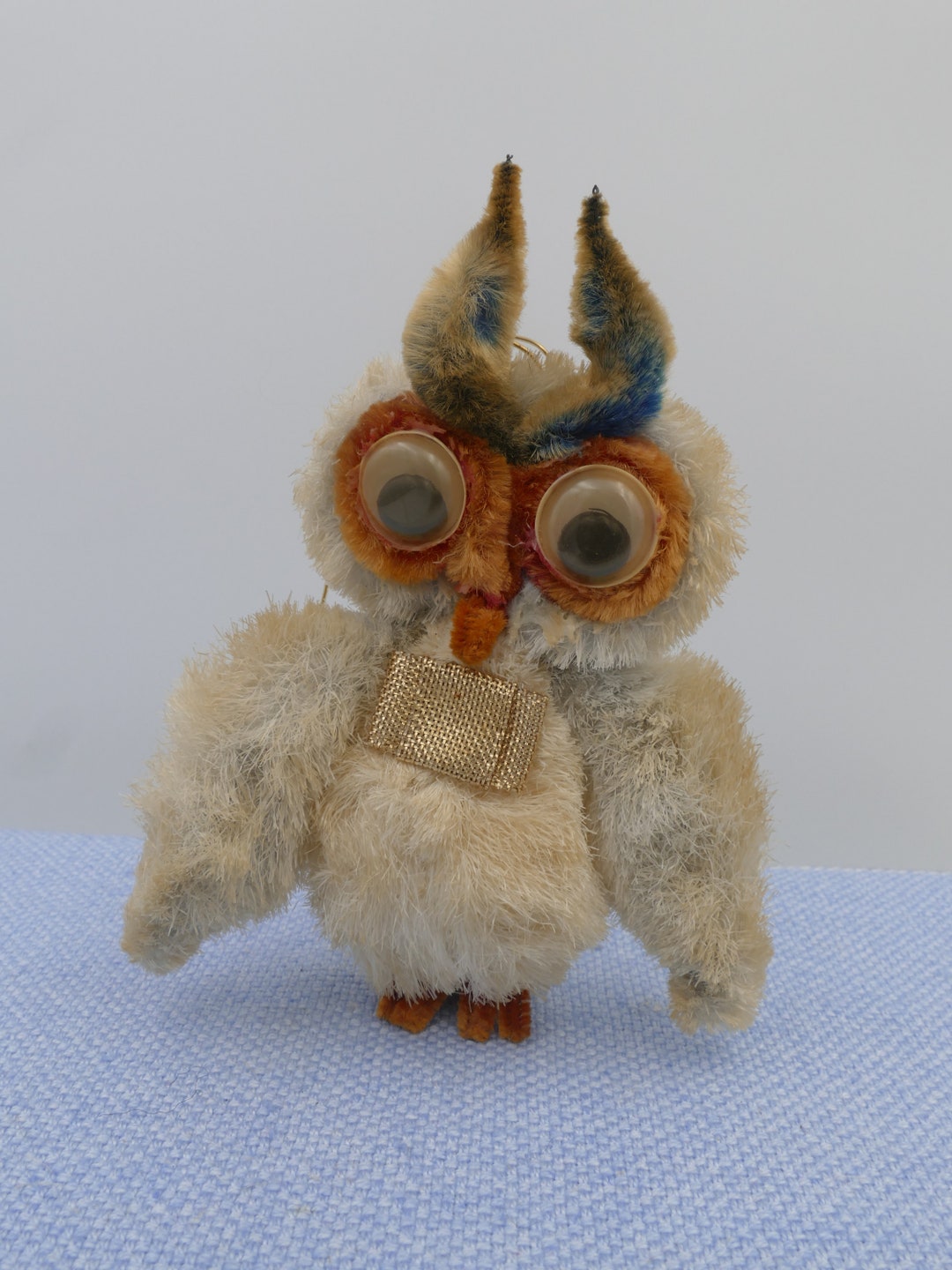 Vintage 1950's Chenille Pipe Cleaner Owl - Etsy