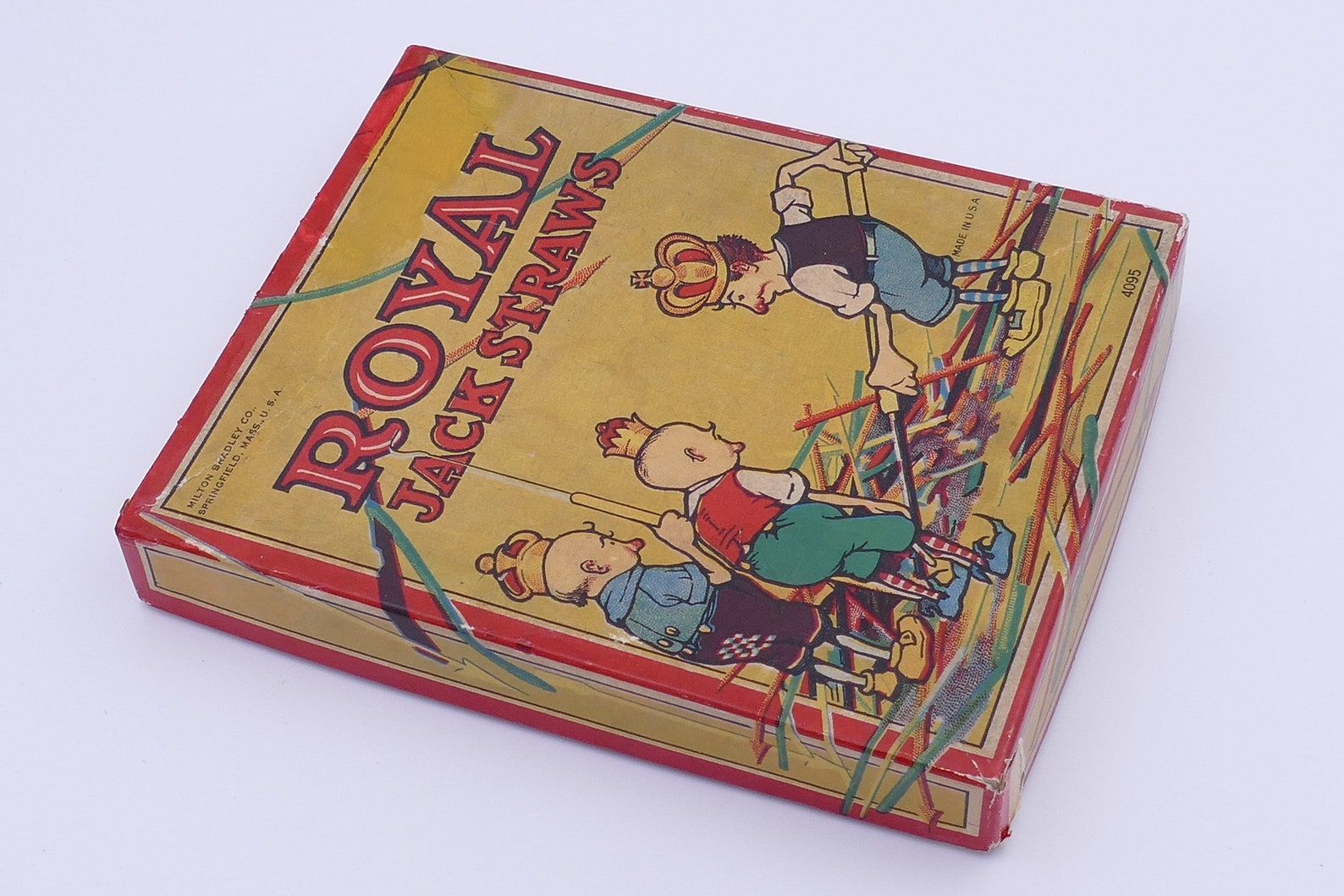 Vintage 1930's Wooden Royal Jack Straws Mikado Pick up Sticks Fiddle ...