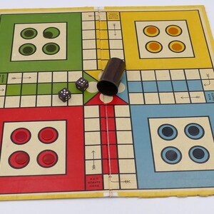 Vintage 1950's Ludo Lodo Board Game - Etsy