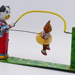 Tin Litho 1950's Wind-up Toy Skipping Rope Bears Japan - Etsy