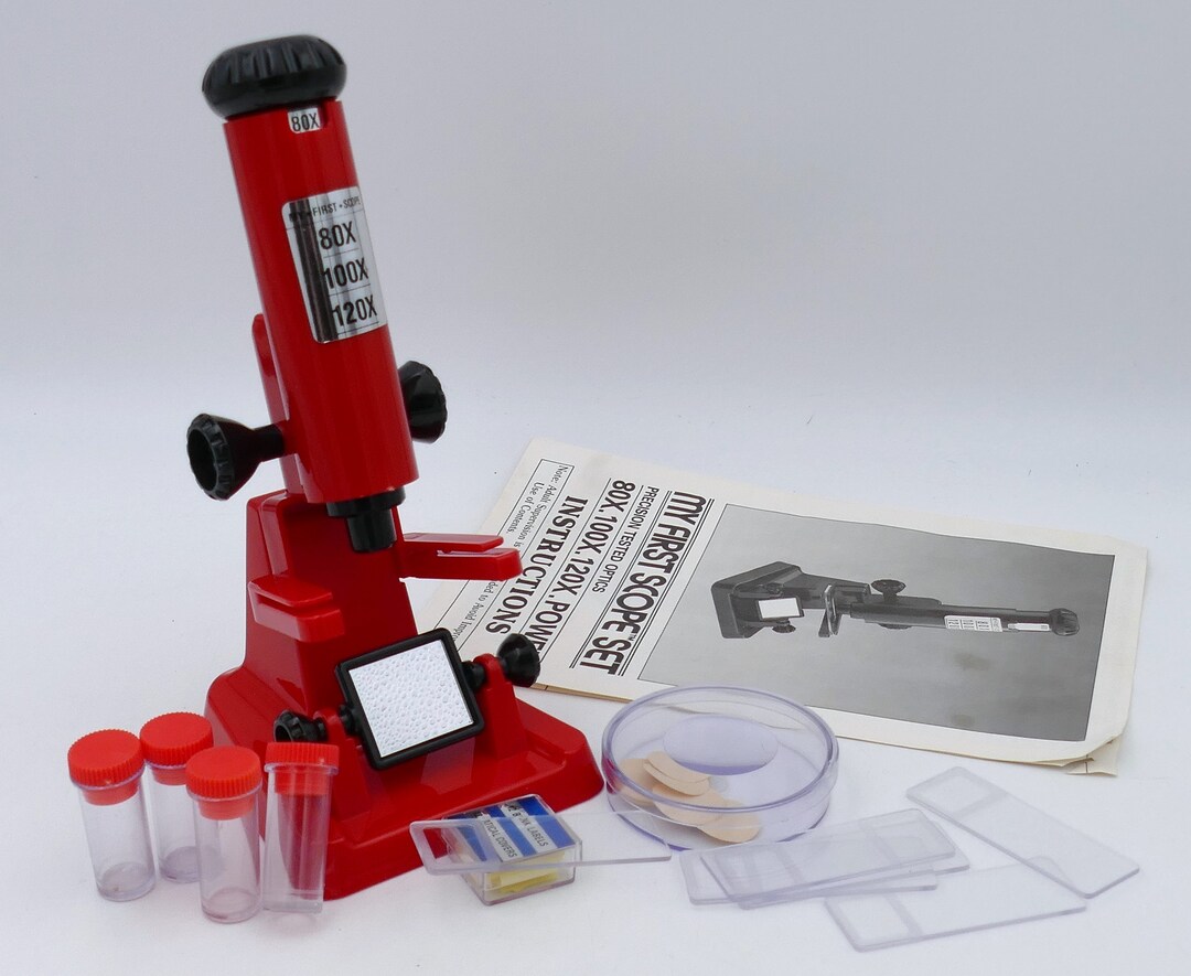 Vintage 1980's My First Scope Set Edu Toys Original Box - Etsy