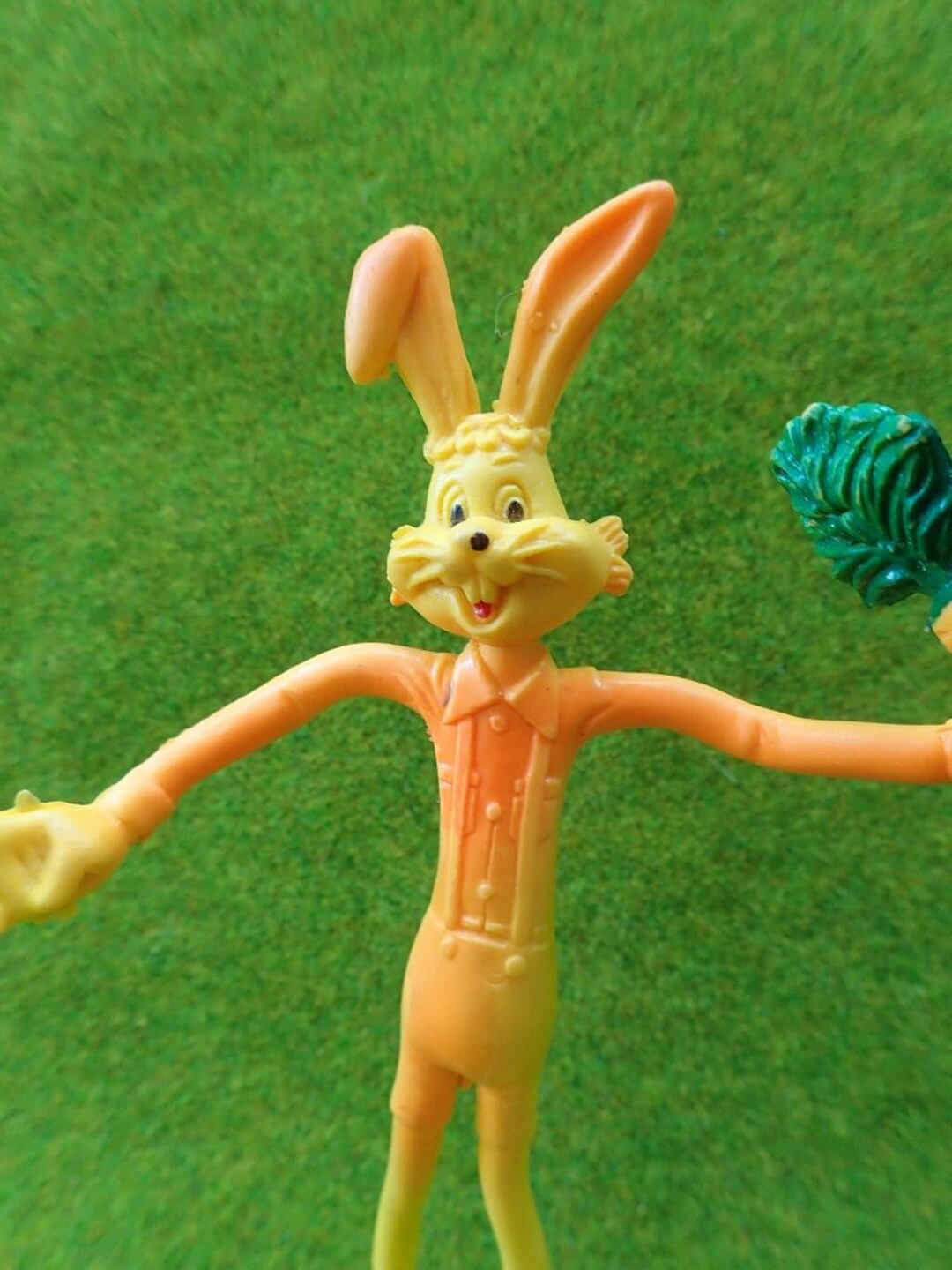 1960's Rubber Rabbit Bendy Figurine - Etsy