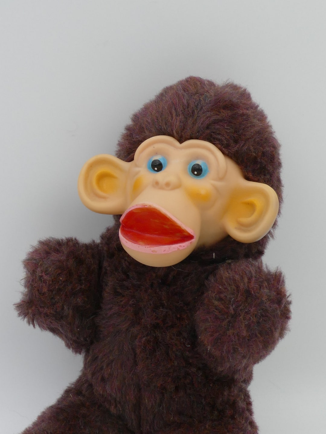 Rubber Face Monkey Ape Chimp Soft Toy Vintage - Etsy