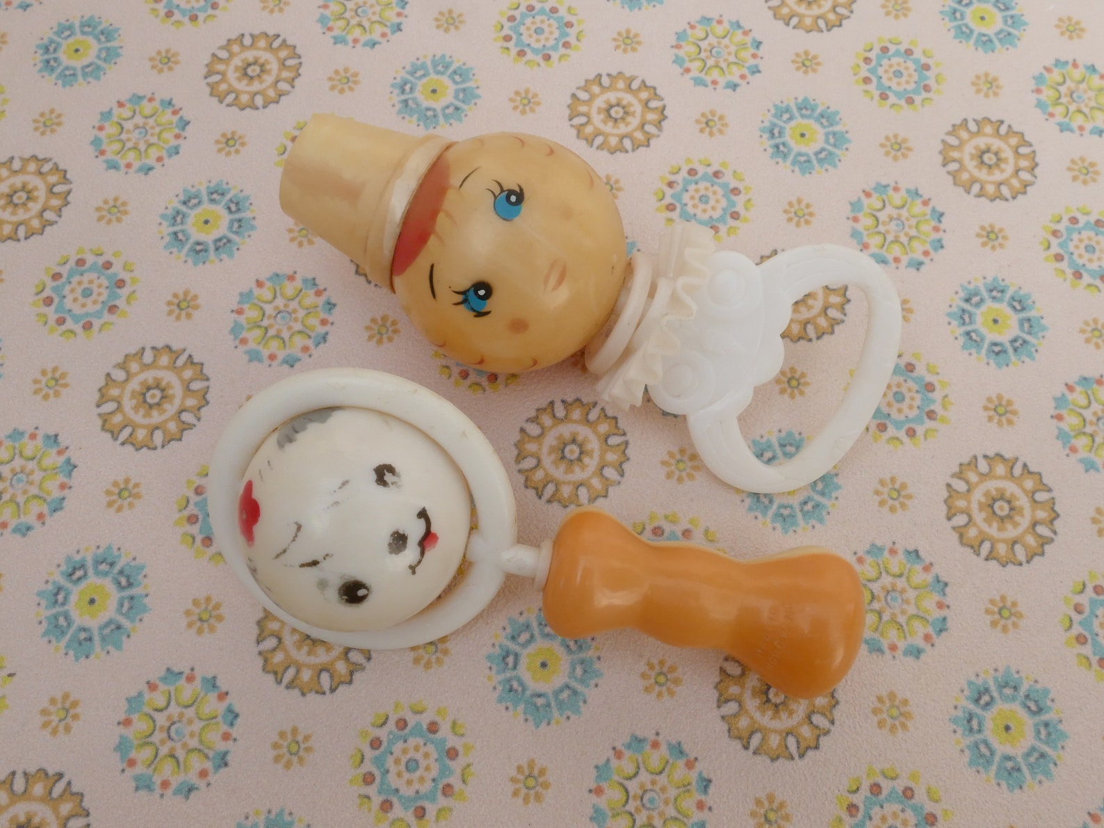 1960's Vintage Baby Toy Squeaky Toy Rattle Lot - Etsy
