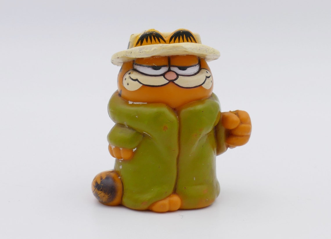 Trio of 1980's Garfield PVC Figurines Novelty Toys - Etsy