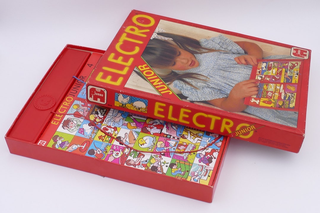 Vintage 1982 Jumbo Electro Junior Children's Educational Game Working ...