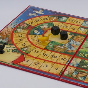 Vintage 1950's Ganzebord Board Game Original Box Jumbo Games Holland - Etsy