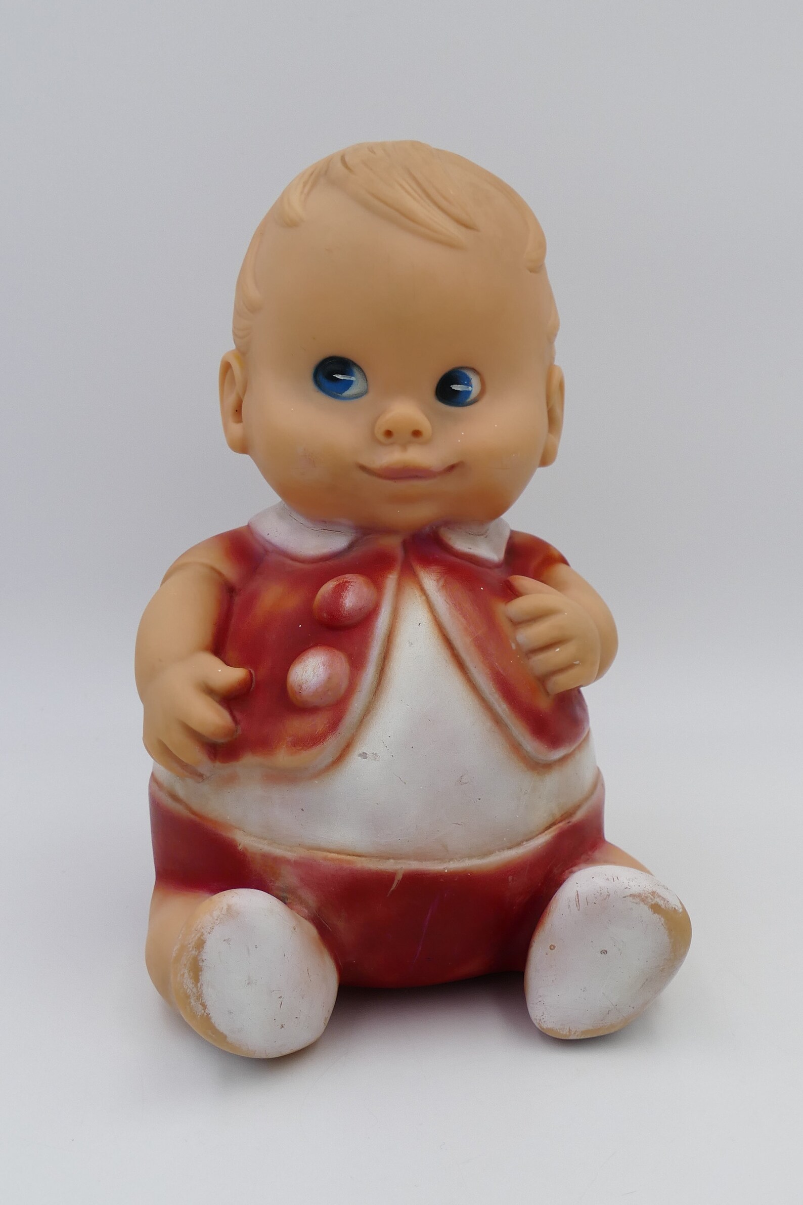 1960's Vintage Large Size Chubby Baby Squeaky Rubber Toy - Etsy